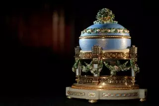 Le Trophée de l'Amour Egg House de Faberg 1907