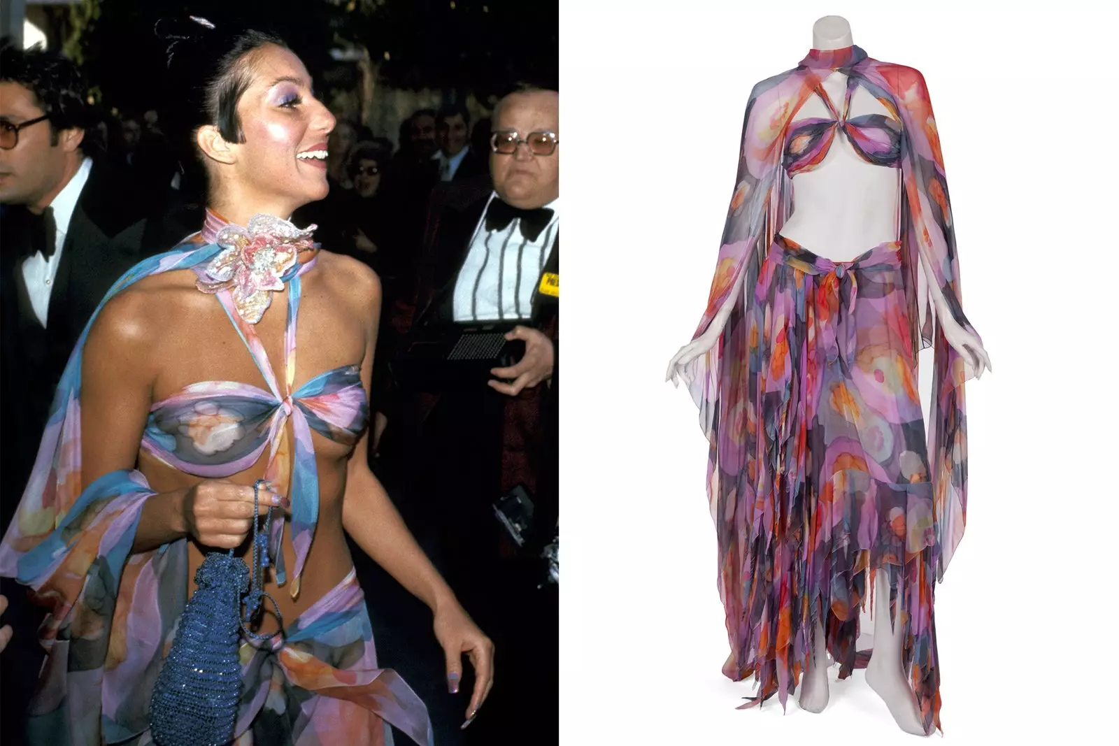 Dem Cher Tina Turner an dem Diana Ross seng ikonesch Bob Mackie Kostümer sinn op Auktioun