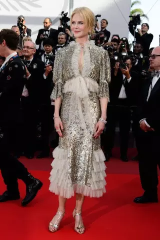 Cannes ရုပ်ရှင်ပွဲတော် 2017 တွင် Rodarte တွင် Nicole Kidman ပါဝင်ခဲ့သည်။