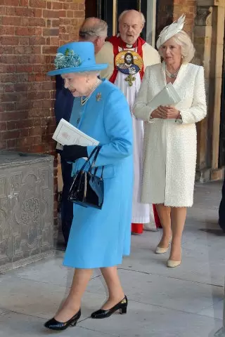 De koningin en de hertogin van Cornwall