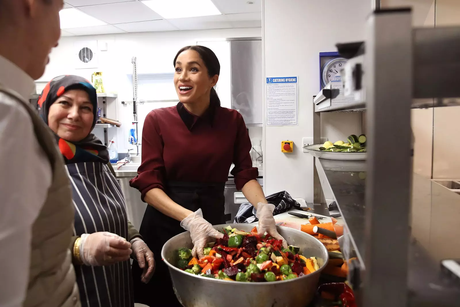 Duchess ya Sussex kwenye Jiko la Jumuiya ya Hubb