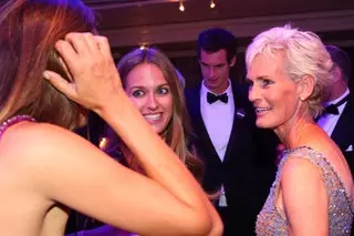 Kim Sears og Judy Murray