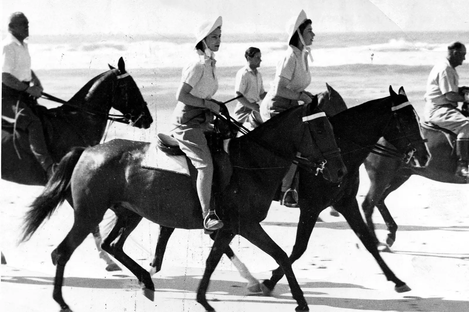 Princess Elizabeth sy Princess Margaret tany Afrika Atsimo 1947