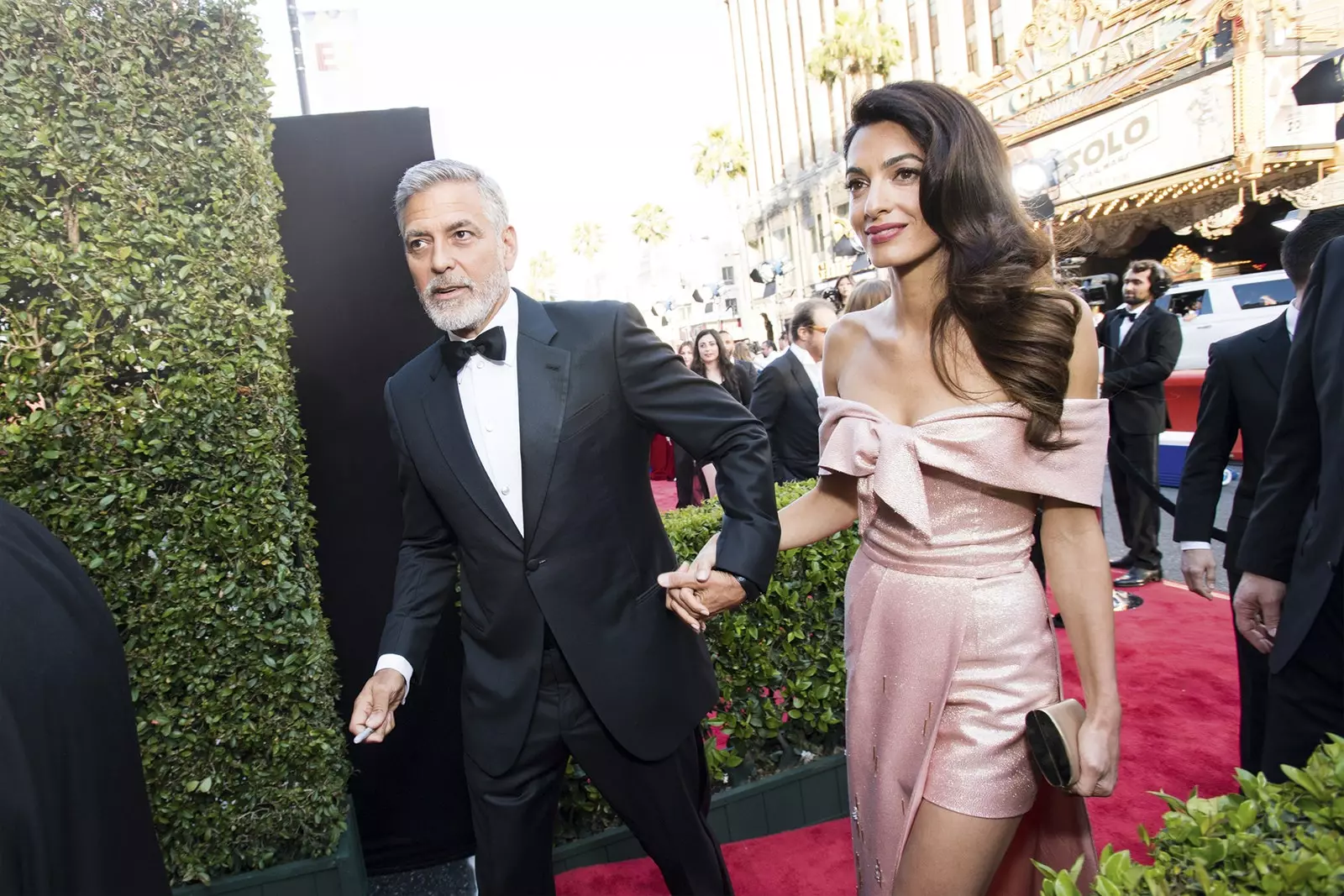 Amal und George Clooney