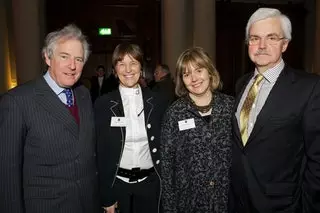 Lord und Lady Waldegrave und Jennifer und Tony Little