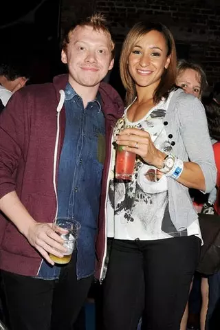 Rupert Grint və Jessica Ennis