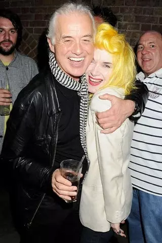 Jimmy Page dan Pam Hogg