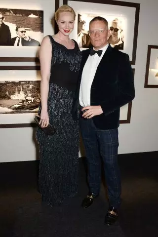 Gwendoline Christie och Giles Deacon