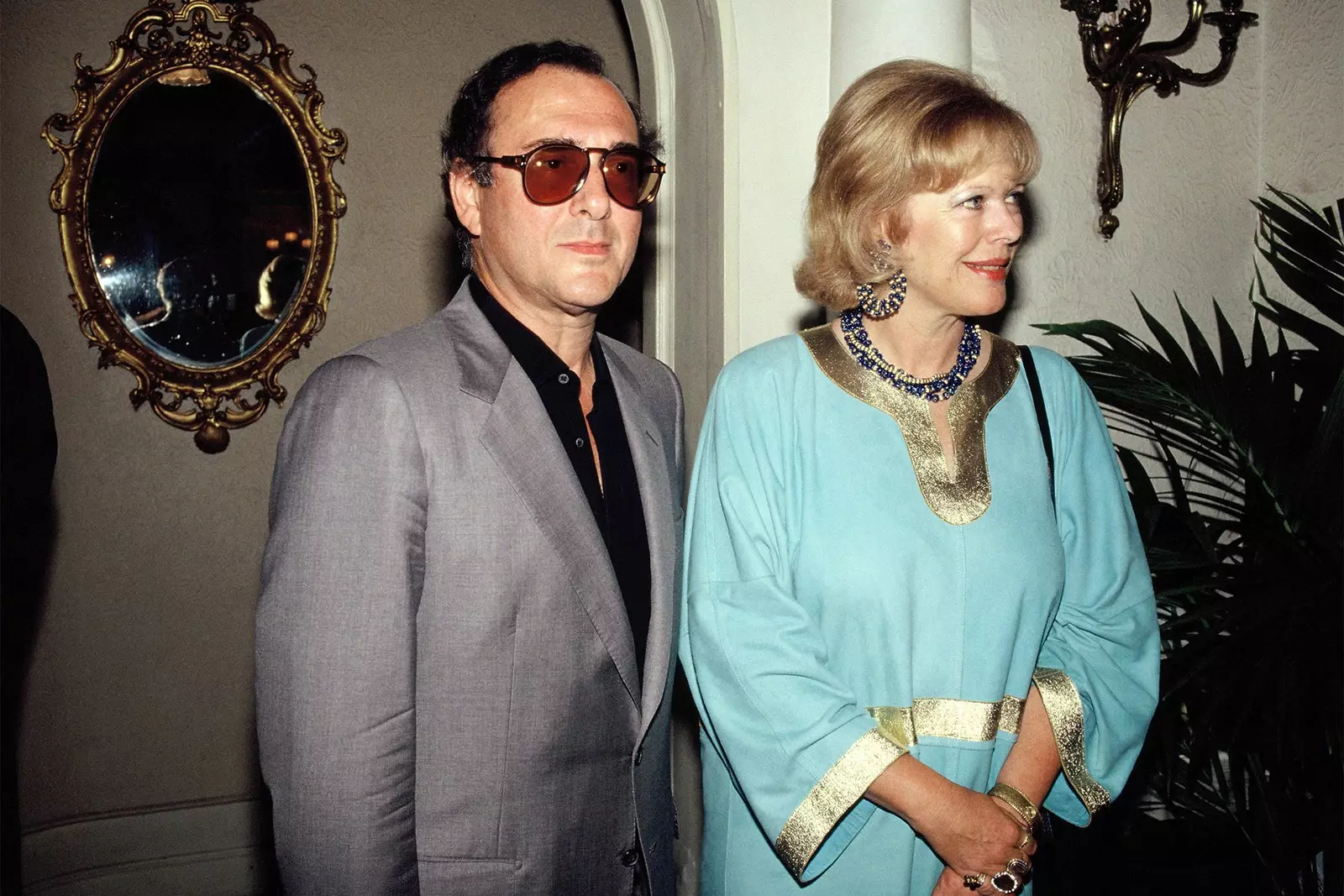 Antonia Fraser avec Harold Pinter vers 1990