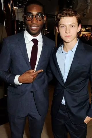 Tinie Tempah dan Tom Holland