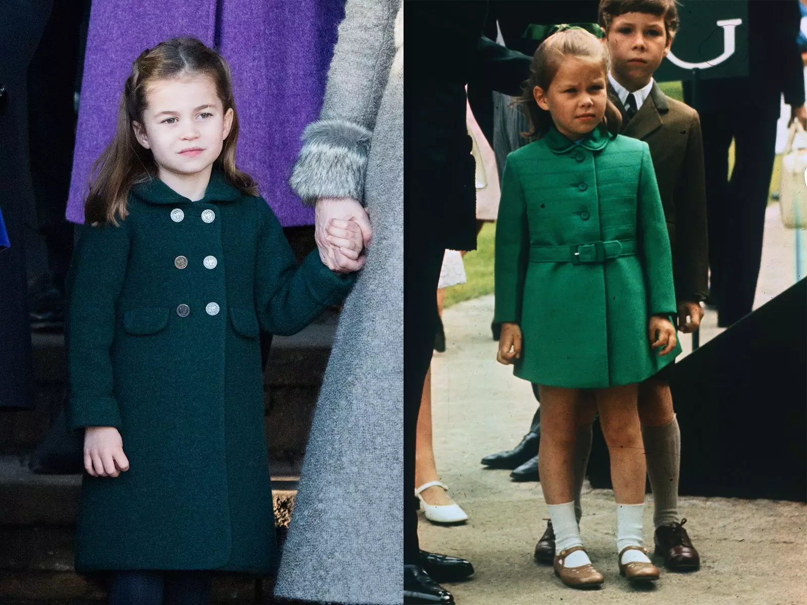 Princess Charlotte ati Lady Sarah Chatto