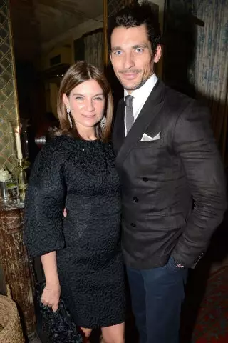 Natalie Massenet sy David Gandy