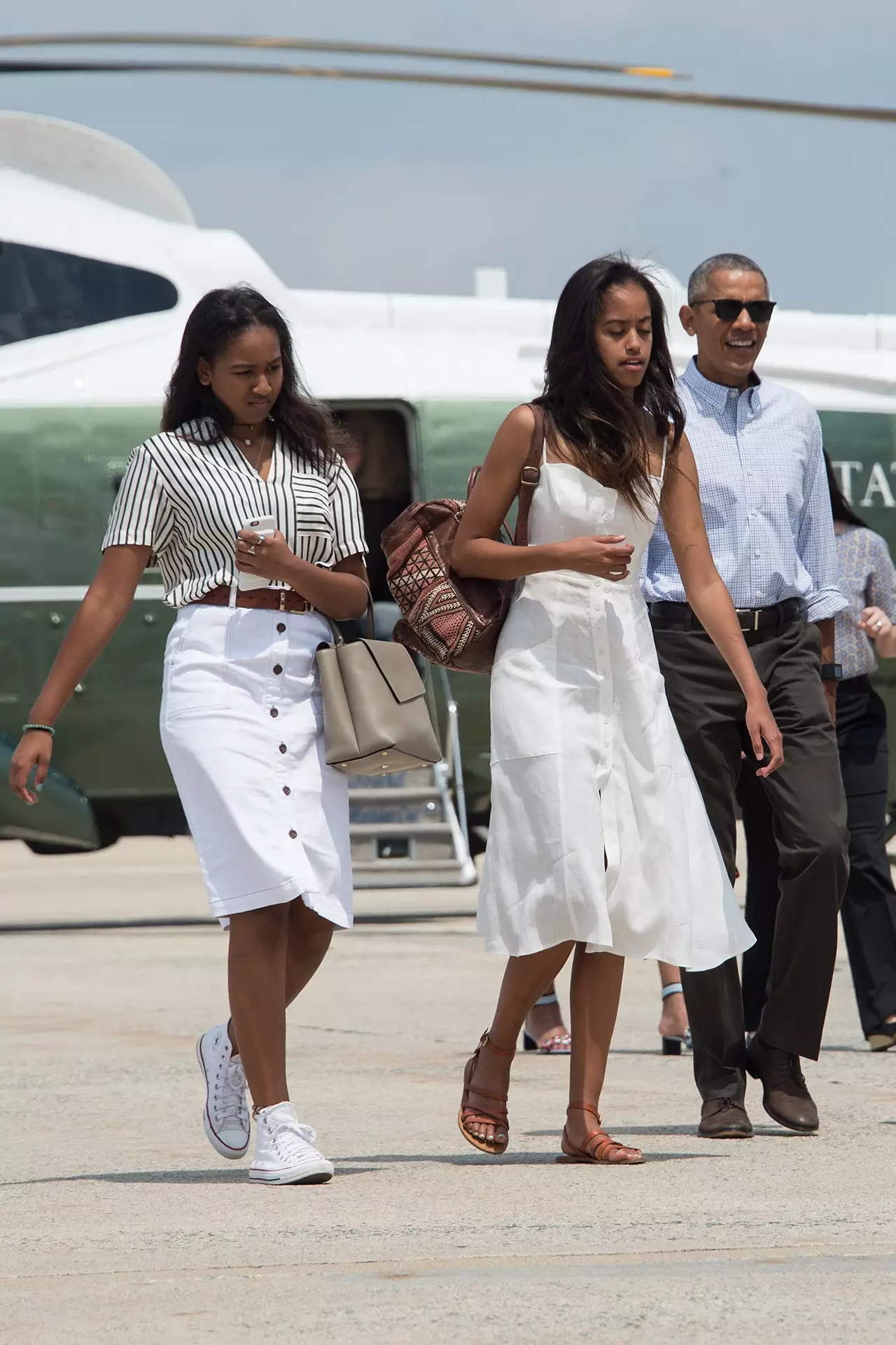 Sasha และ Malia Obama 2016