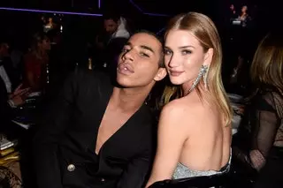 Olivier Rousteing a Rosie HuntingtonWhiteley