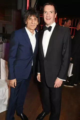 Ronnie Wood en George Osborne