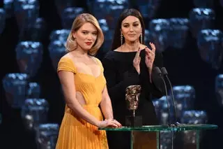 Lea Seydoux နှင့် Monica Bellucci