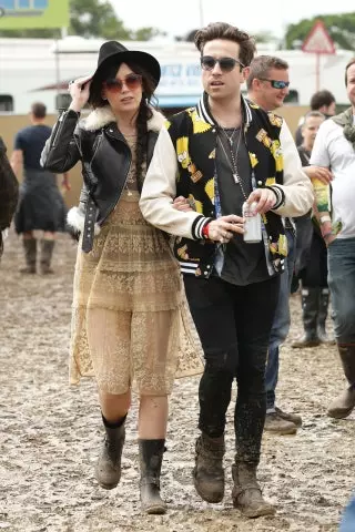 Daisy Lowe og Nick Grimshaw