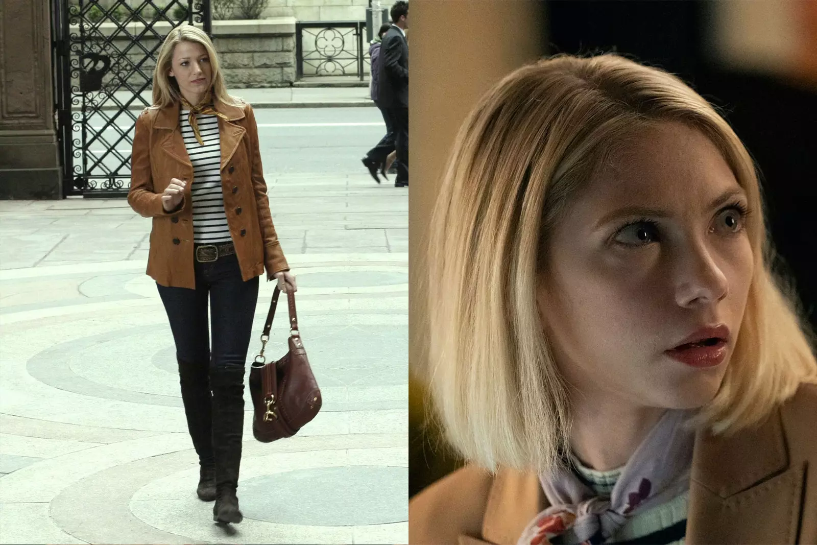 Blake Lively i le vaega pailate o le uluai Gossip Girl ma Tavi Gevinson o Kate Keller