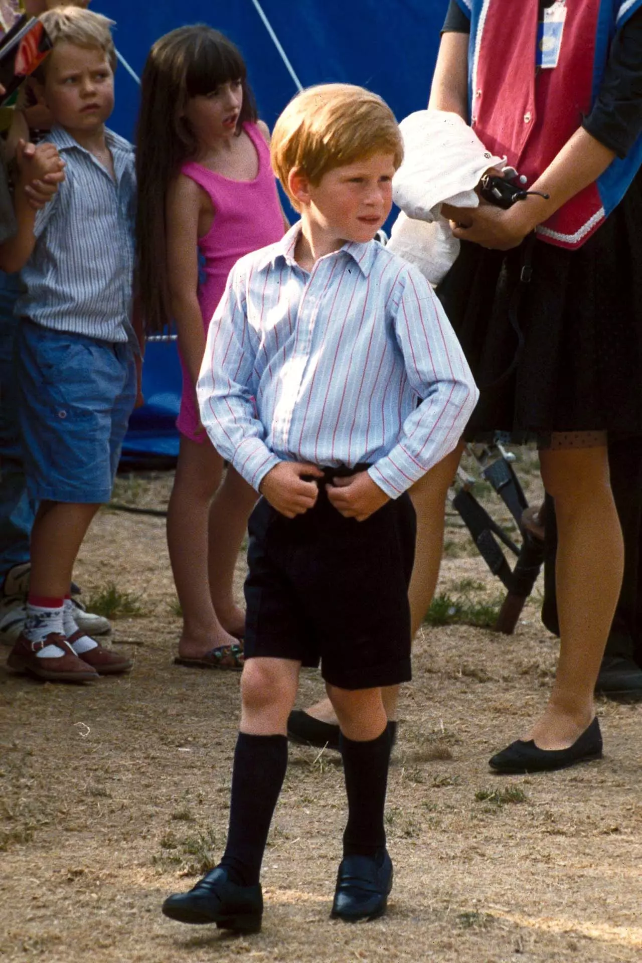 Prince Harry na Circus Cirque Du Soleil 1990