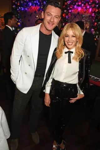 Luke Evans at Kylie Minogue