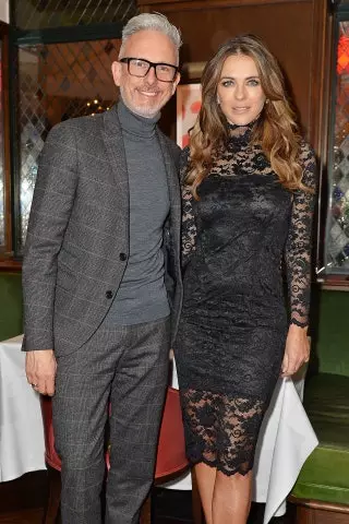 Patrick Cox und Elizabeth Hurley