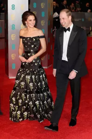 BAFTA Awards 2017 တွင် Duke နှင့် Duchess of Cambridge