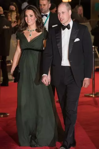 I-Duke kunye neDuchess yaseCambridge kwi-BAFTA Awards 2018.