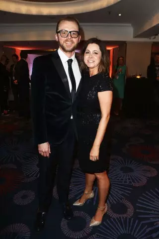 Simon Pegg and Maureen Pegg