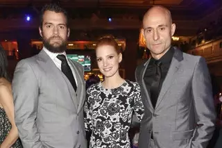 Mark Strong Jessica Chastain eta Henry Cavill