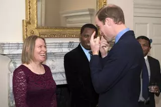 Amy Dickman at ang Duke ng Cambridge