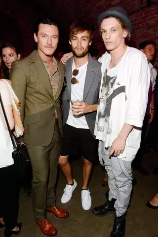 Luke Evans Douglas Booth at Jamie Campbell Bower