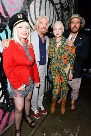 Debbie Harry Sir Richard Branson Dame Vivienne Westwood i Andreas Kronthaler