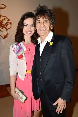 Sally Humphreys và Ronnie Wood