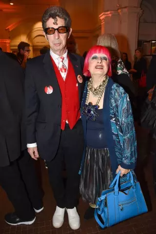 Duggie Fields och Zandra Rhodes