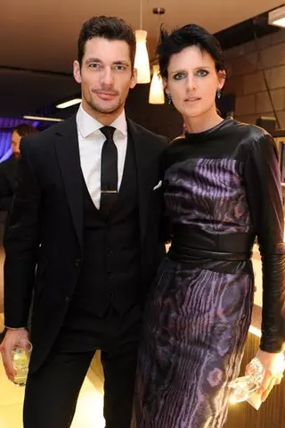 David Gandy och Stella Tennant