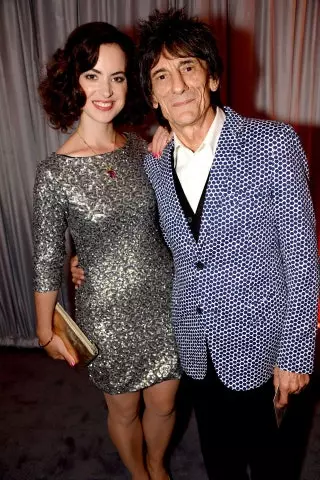 Sally Humphries và Ronnie Wood