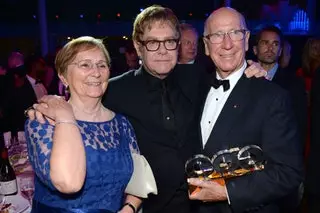 Norma Ball Sir Elton John ati Sir Bobby Charlton