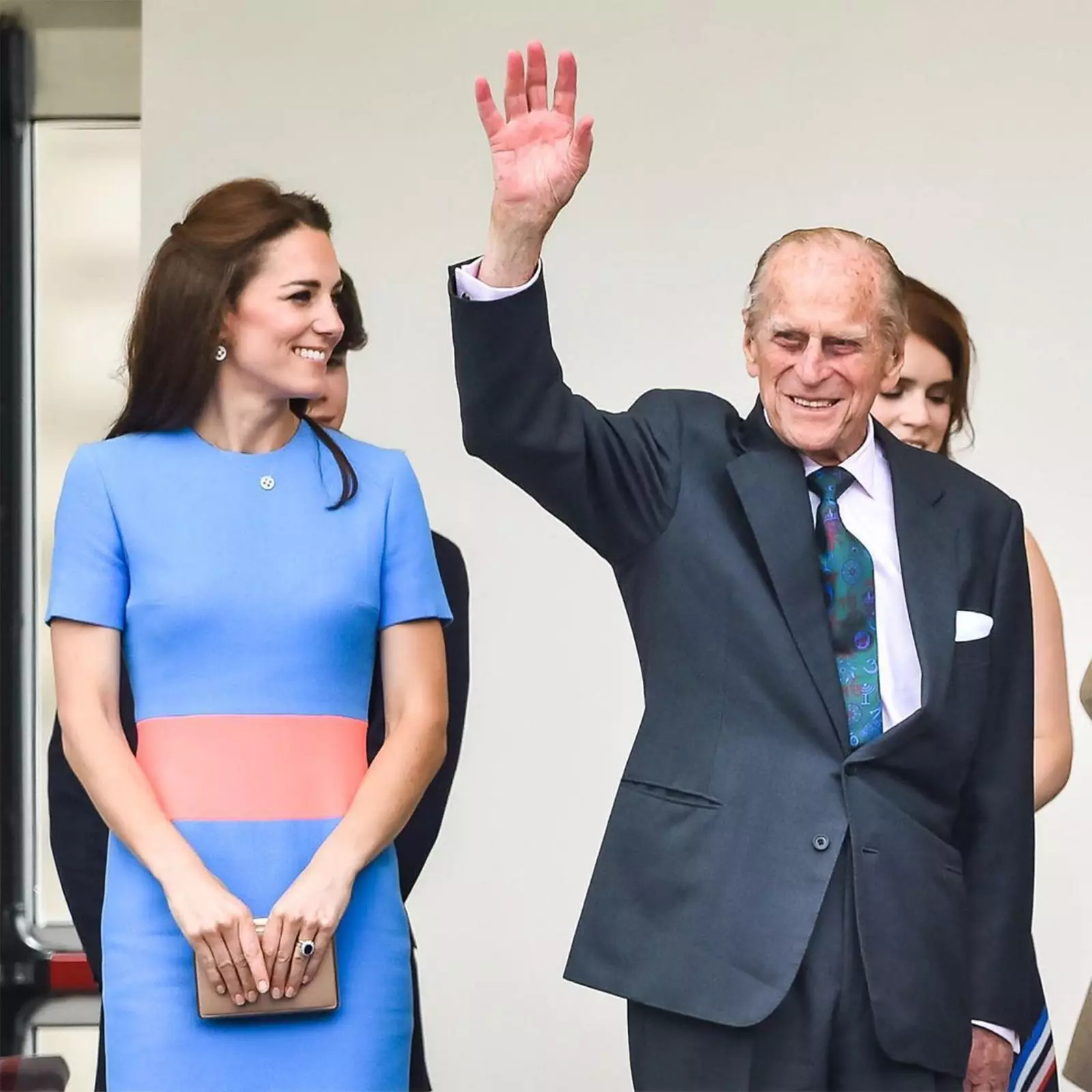 Cambridge ၏ Duchess နှင့် Prince Philip