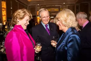 La duchesse de Cornouailles Nicholas Parsons et Ann ReynoldsParsons