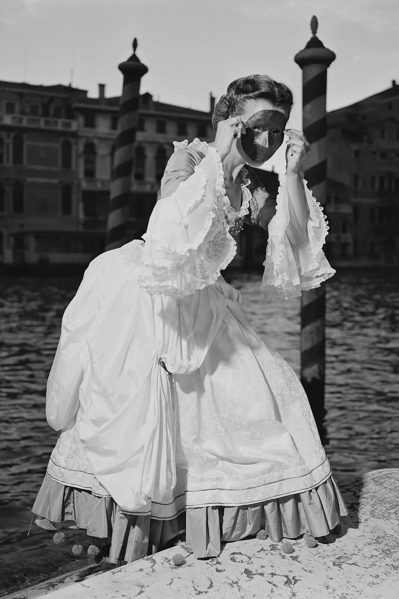 Countess Teresa Foscari Foscolo ni Venice ni bọọlu Beistegui 1951