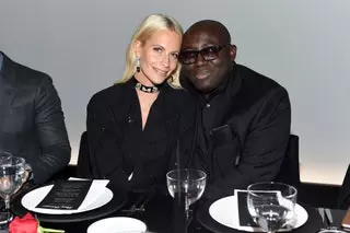 Poppy Delevingne și Edward Enninful