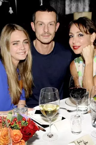 Cara Delevingne Jonathan Saunders e Sofia Barattieri