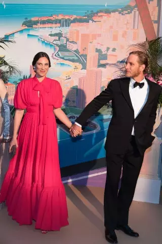 Het bijwonen van de Rose Ball met Andrea Casiraghi 2019