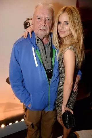 David Bailey és Sienna Miller