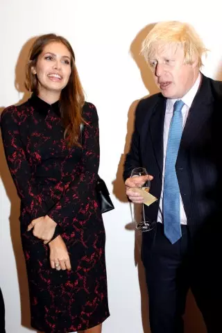 Dasha Jukova və Boris Johnson