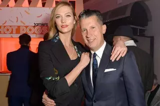 Stefano Tonchi e Karlie Kloss