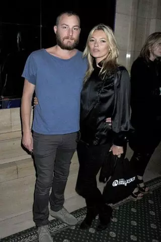 James Small i Kate Moss