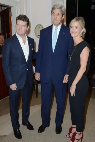 Matthew Barzun, John Kerry e Brooke Barzun