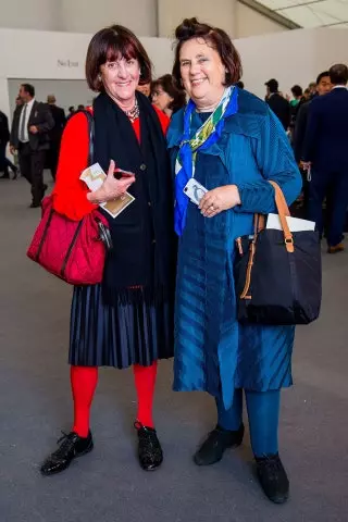 Janice Blackburn et Suzy Menkes