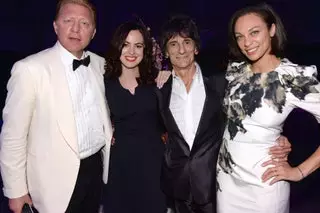 Boris Becker Sally Humphries Ronnie Wood i Sharlely Lilly Kerssenberg